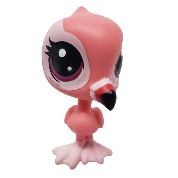 Toys | Littlest Pet Shop Lps Pink Flamingo Toy Figure | Poshmark